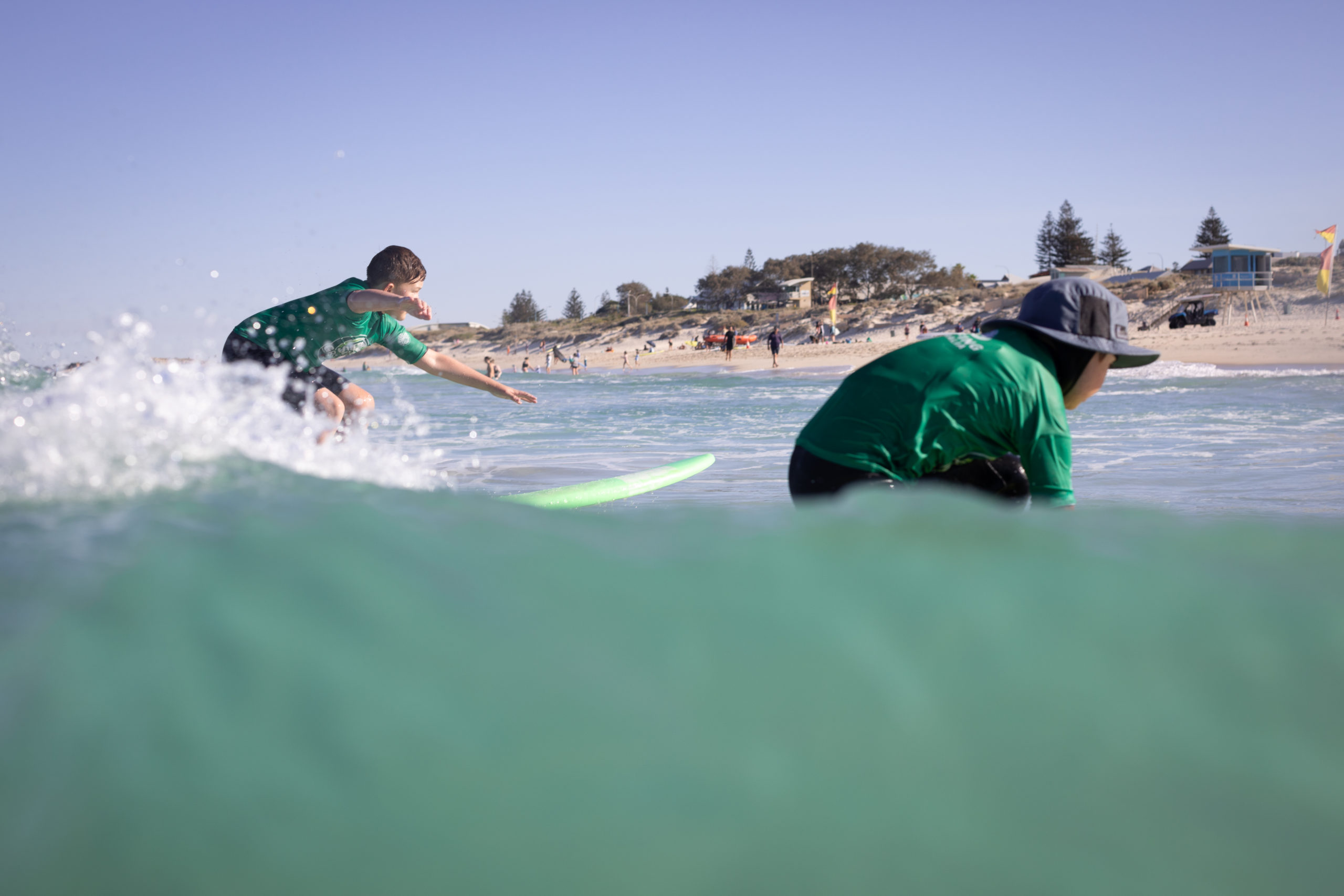 SURFGROMS RULE THE WAVES AT TRIGG OVER SUMMER - Surfing WA Surf School