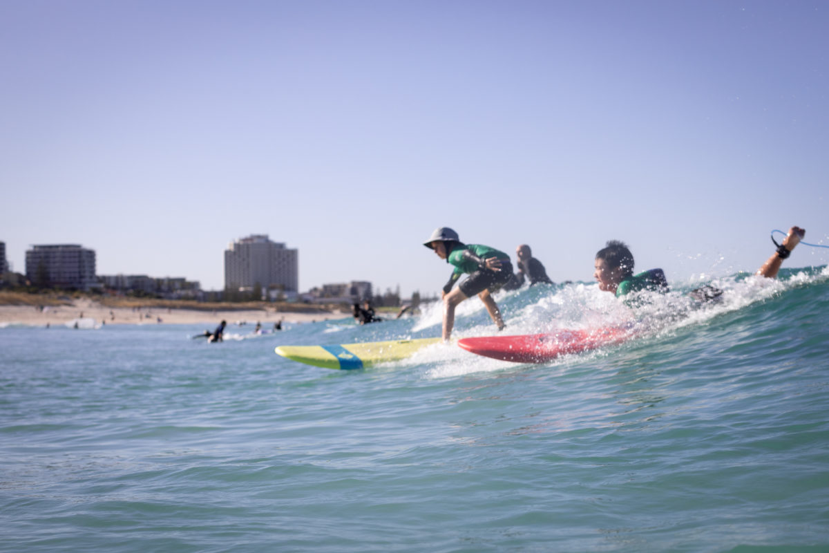 SURFGROMS RULE THE WAVES AT TRIGG OVER SUMMER - Surfing WA Surf School